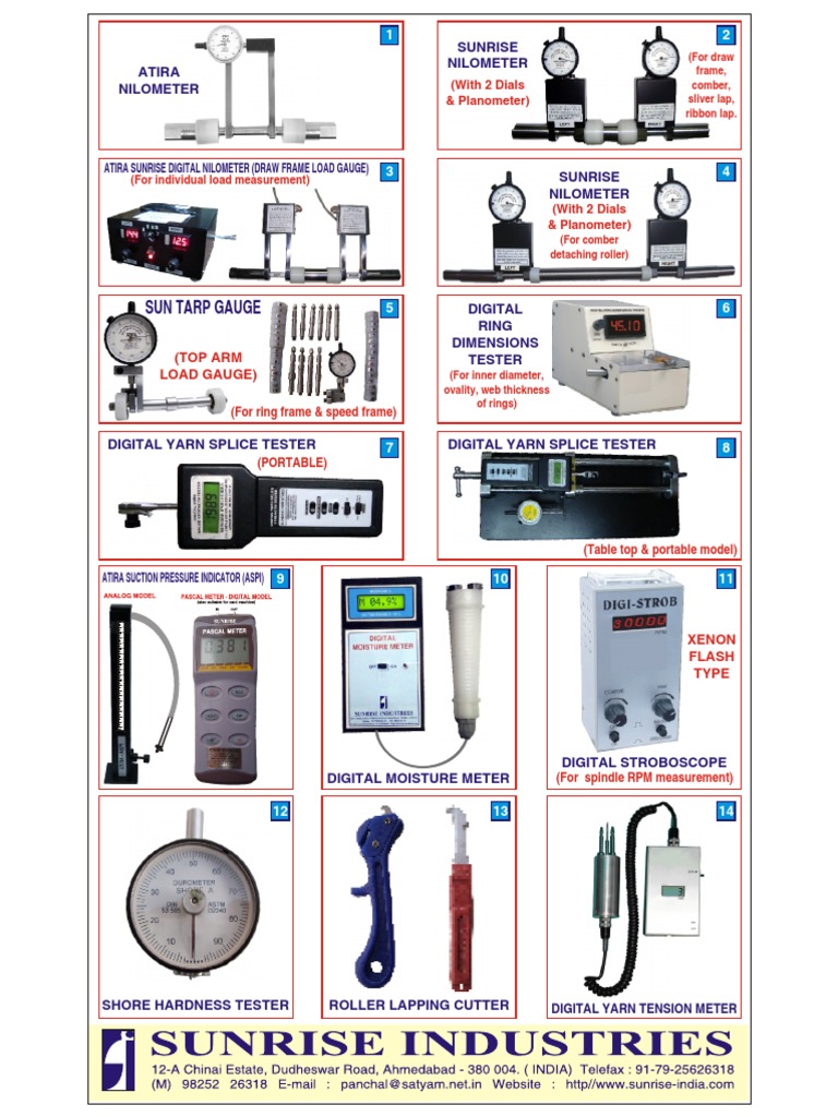 Digital Yarn Splice Strength Tester | PDF | Nature