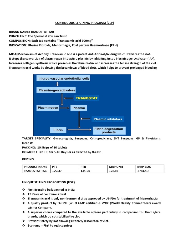 CLP TRANOSTAT (Nucleus) | PDF | Caesarean Section | Women's Health