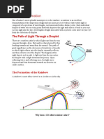 Class 10 Physics Activity Rainbow Formation | PDF