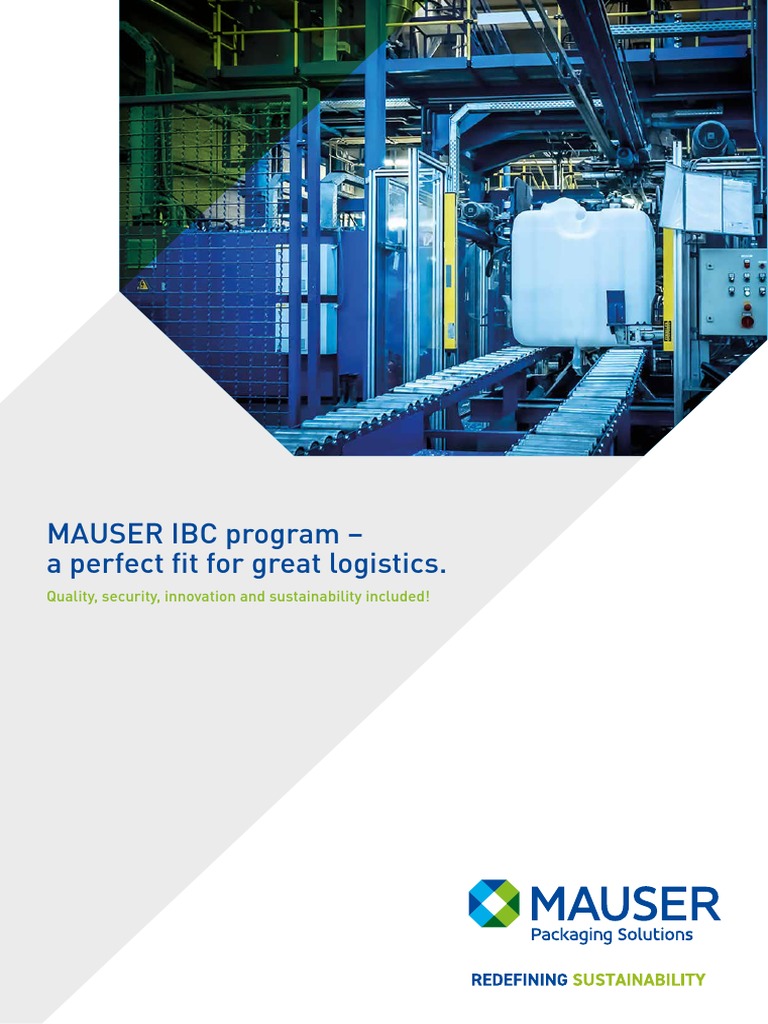 Mauser BRO IBC A4 PDF | PDF | Pallet | Packaging And Labeling