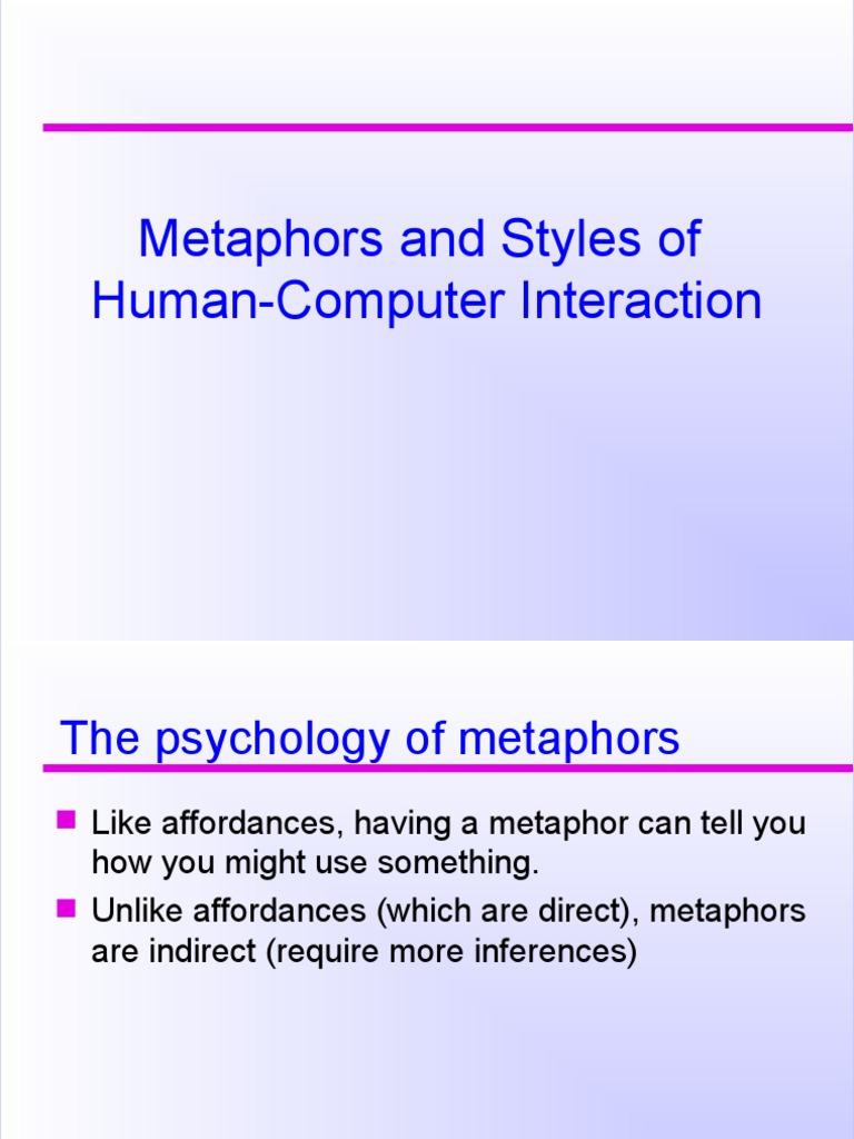 Metaph | PDF | Graphical User Interfaces | Menu (Computing)