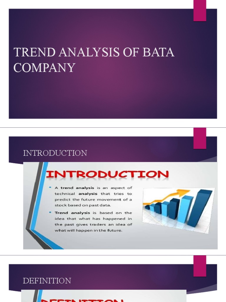 Trend Analysis of Bata Company | PDF