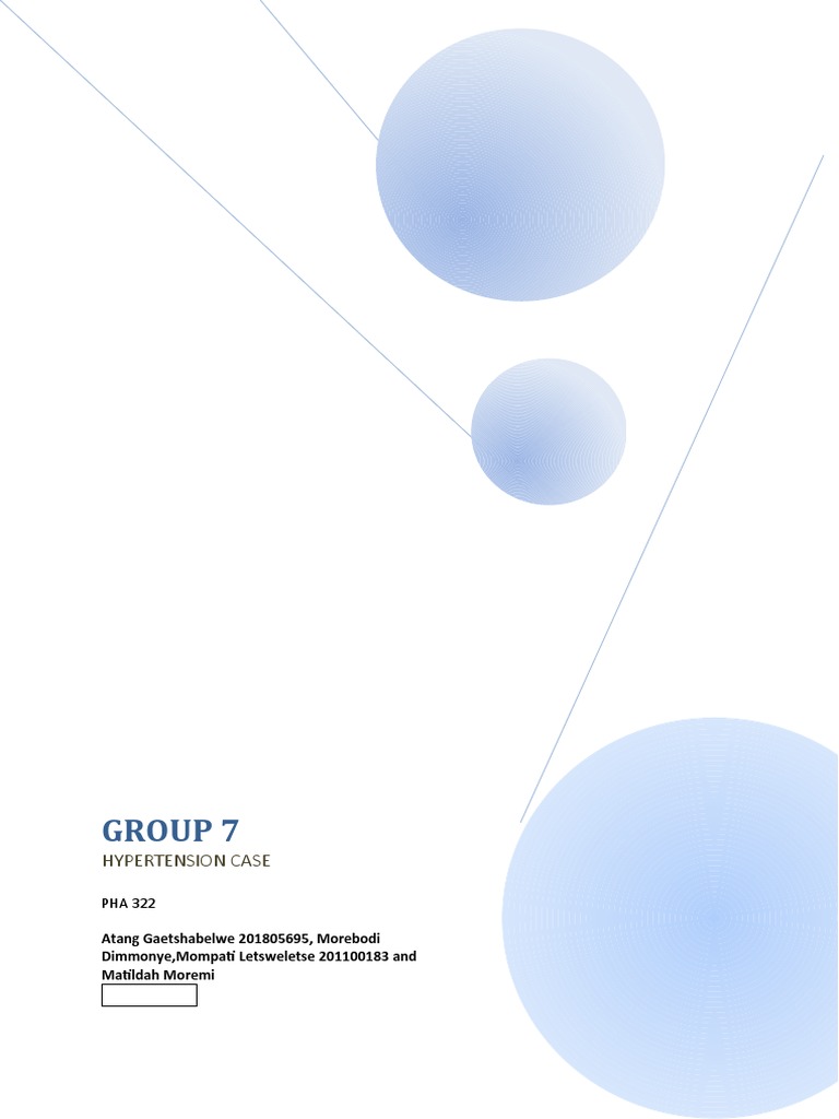 Final HTN Case | PDF