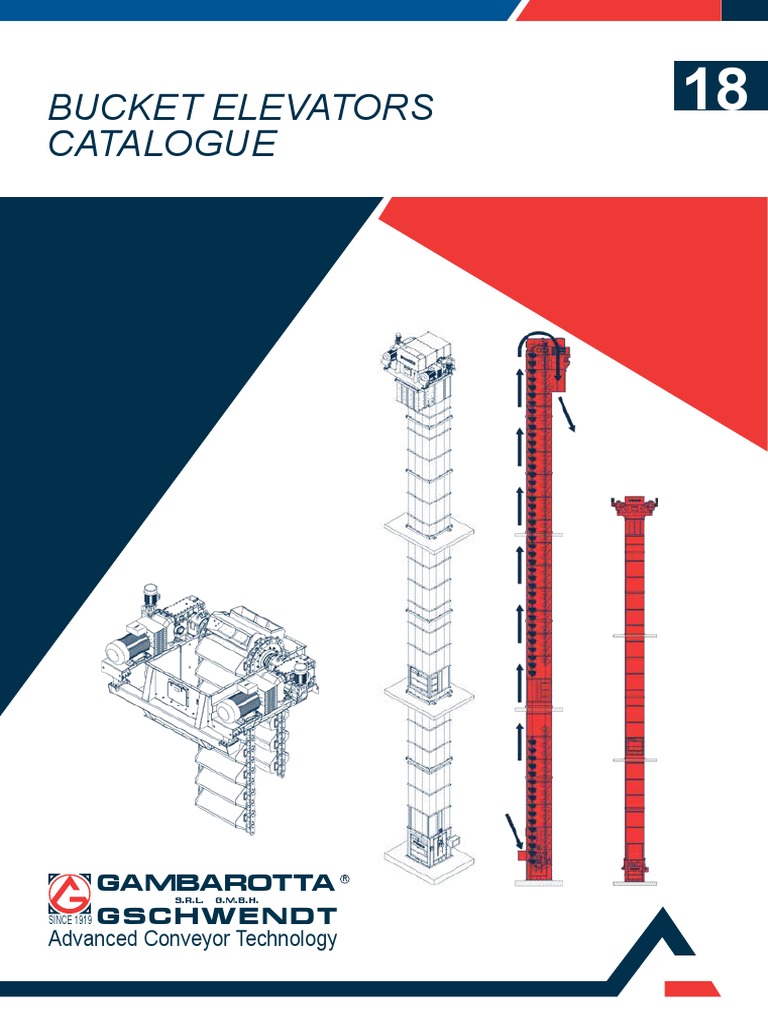 Bucket Elevators Catalogue: Gambarotta Gschwendt | PDF