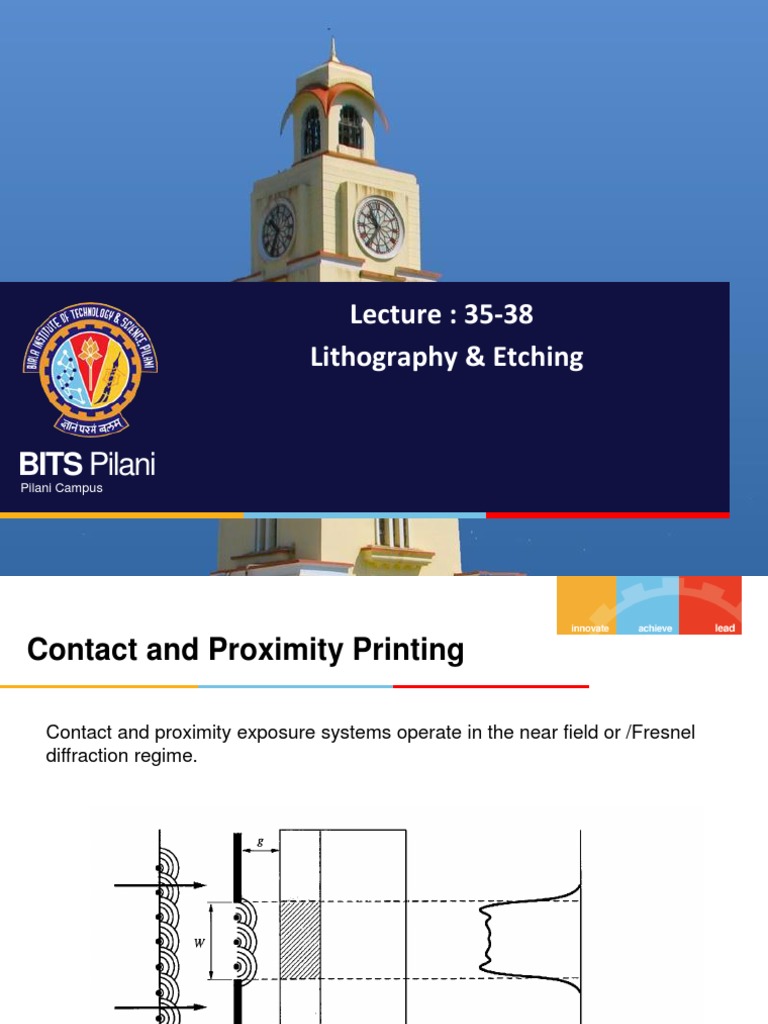 Contact and Proximity Lithography Techniques | PDF | Photolithography ...