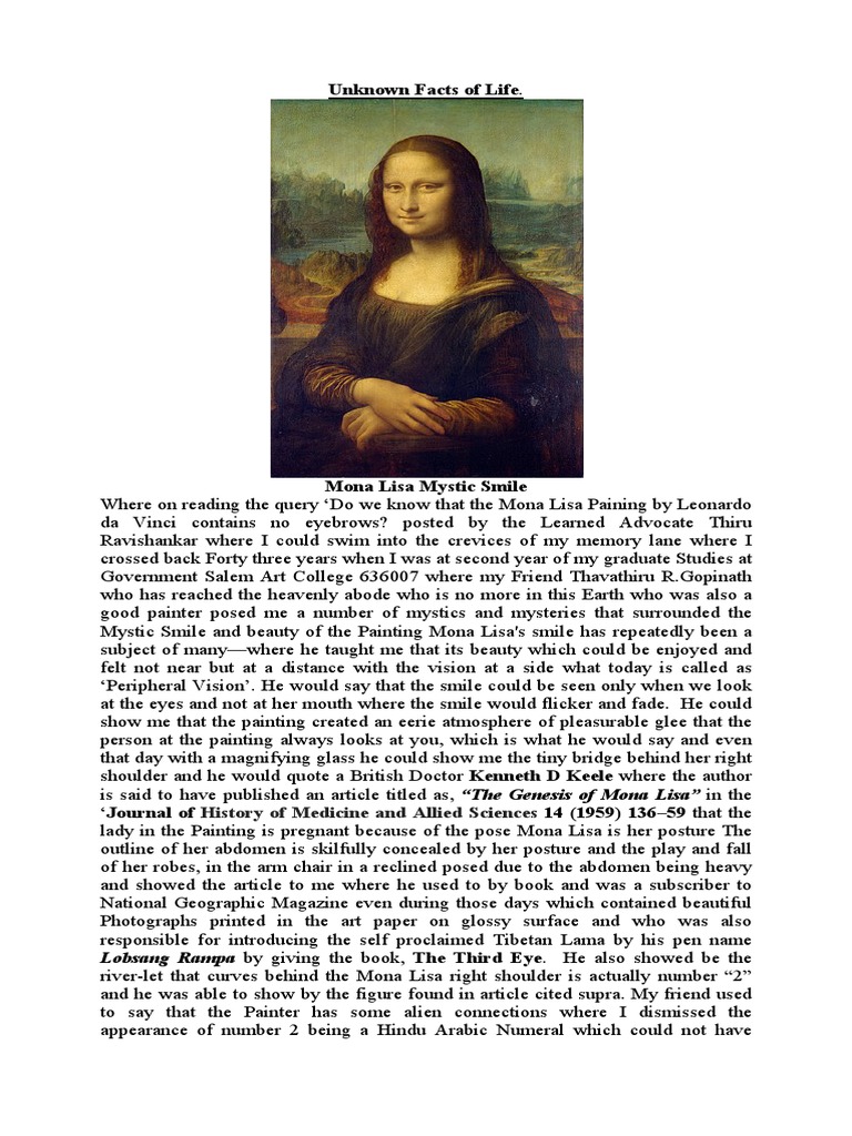 Mona Lisa PDF | PDF