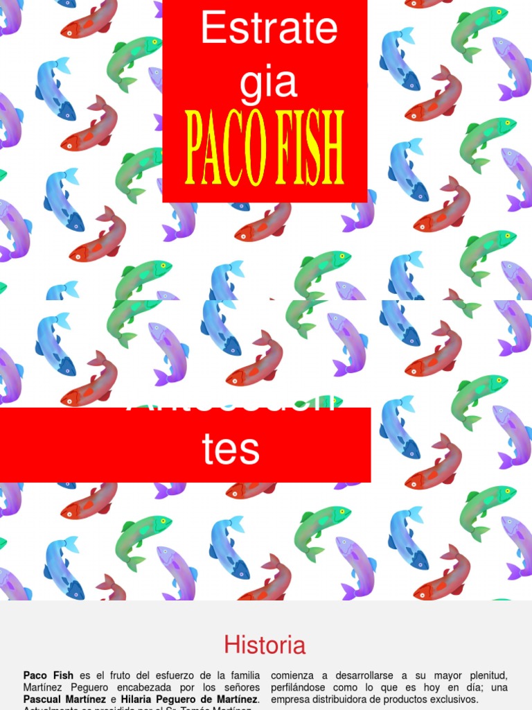 Estrategia Paco Fish PDF | PDF | Cocina, comidas y vino | Derecho