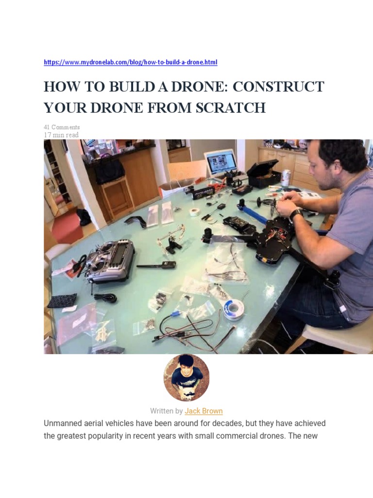 Build Your Own Drone from Scratch | PDF | Technology & Engineering