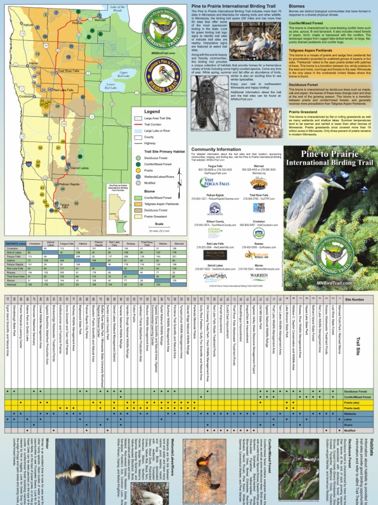 Pine To Prairie Trail Map | PDF