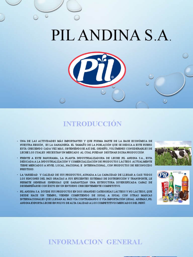 Pil Andina | PDF | Leche en polvo | Leche