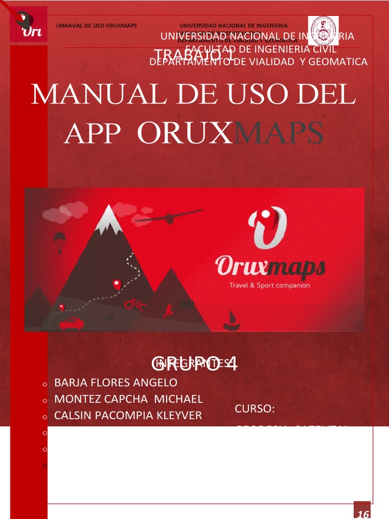 Trabajo Oruxmaps 5.0 | PDF | Archivo de computadora | Ingeniería