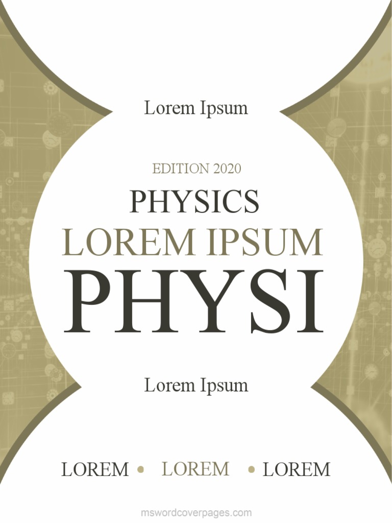 Physics Assignment Cover Page 2 | PDF