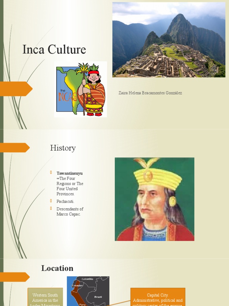 Inca Culture: Zaira Helena Bracamontes González | PDF | Inca Empire ...