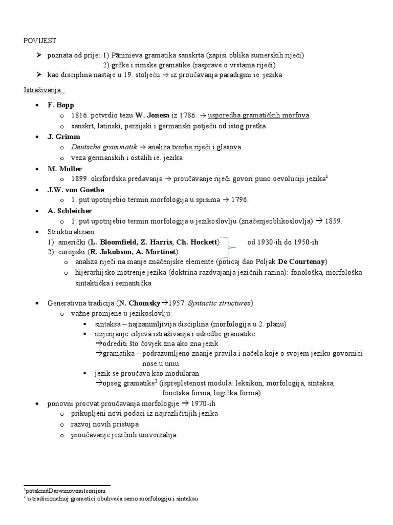 1 - Morfologija | PDF