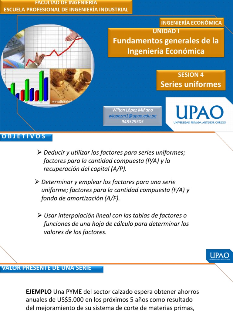 Series Uniformes (Semana4) | PDF | Amortización (Negocio) | Ecuaciones