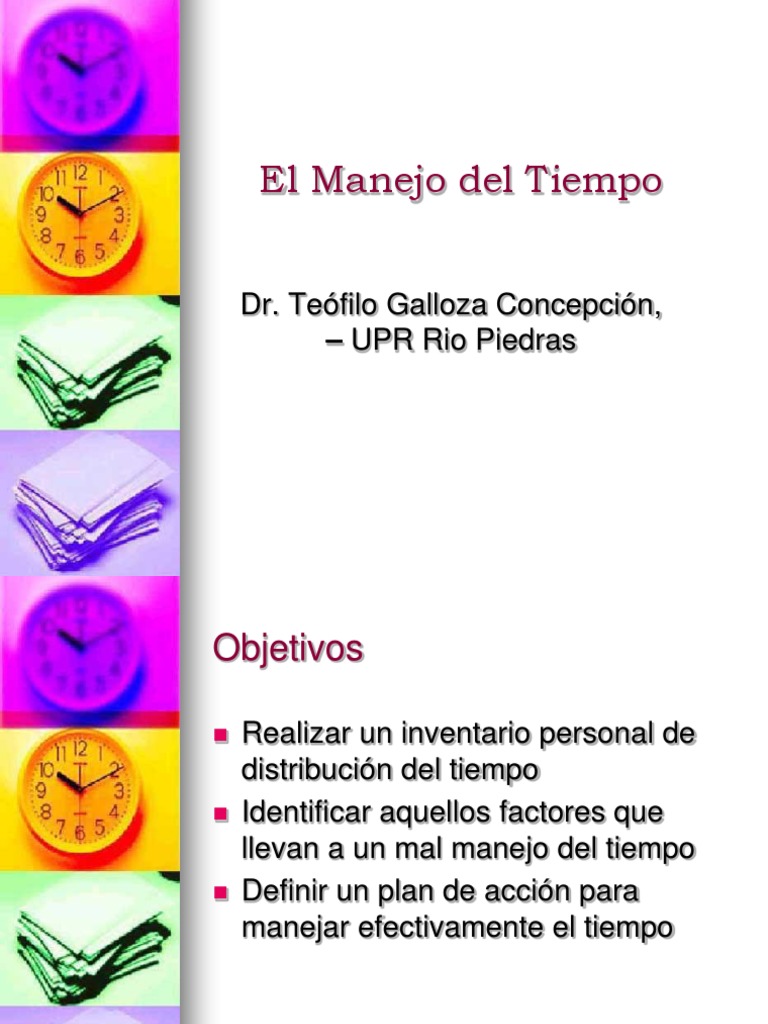 Estrategias para un Manejo Eficiente del Tiempo | PDF | Negocios ...