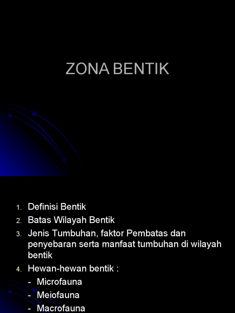 Bentik | PDF | Sains & Matematika