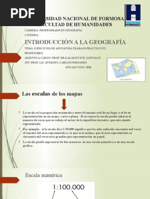 Hoja De Trabajo Sobre El Uso De Escalas De Mapas Matemáticas 6º De