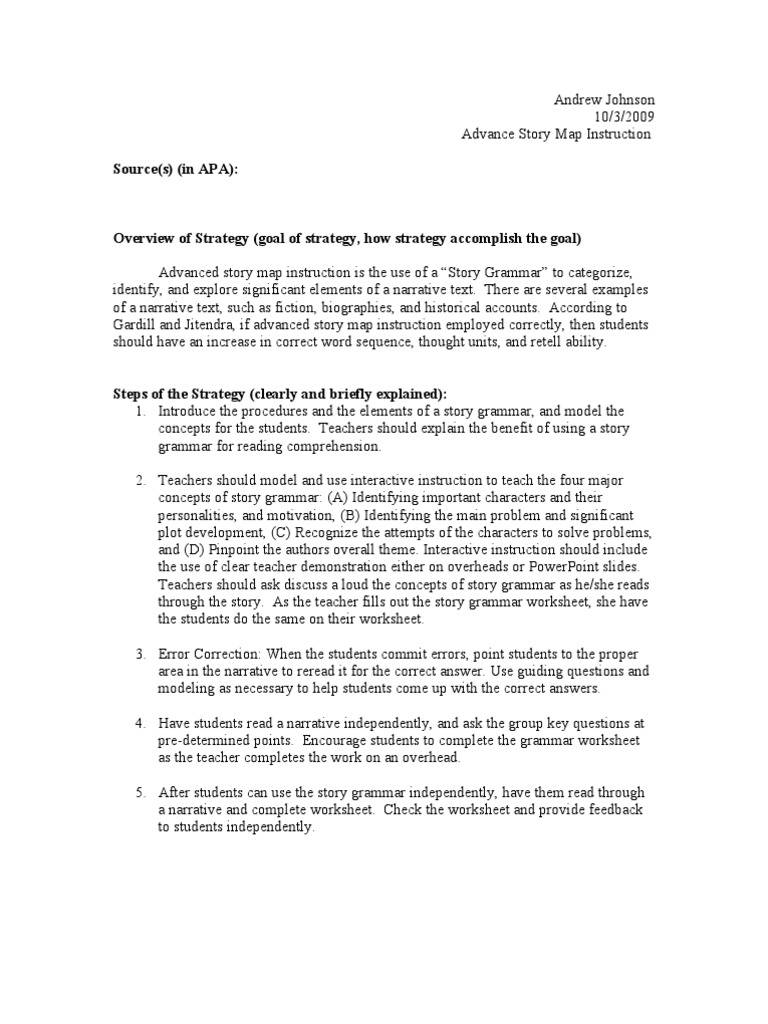 Advance Story Mapping | Download Free PDF | Narrative | Reading ...