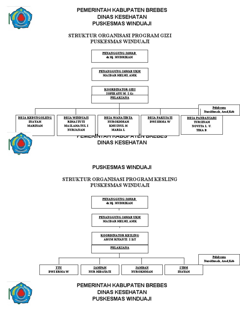 Struktur Organisasi Revisi | PDF