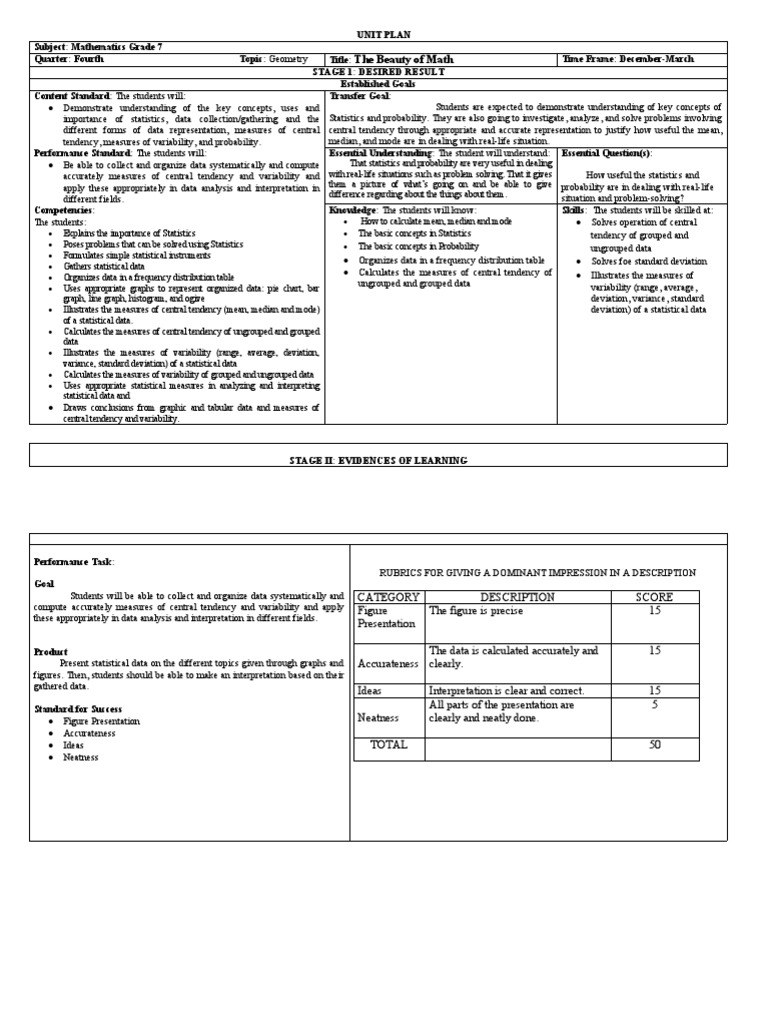 Math 7-4th Quarter | PDF | Statistics | Data