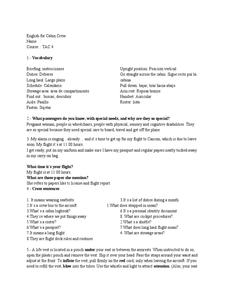 What Time It S Your Flight? What Are Those Paper She Mention? | PDF ...