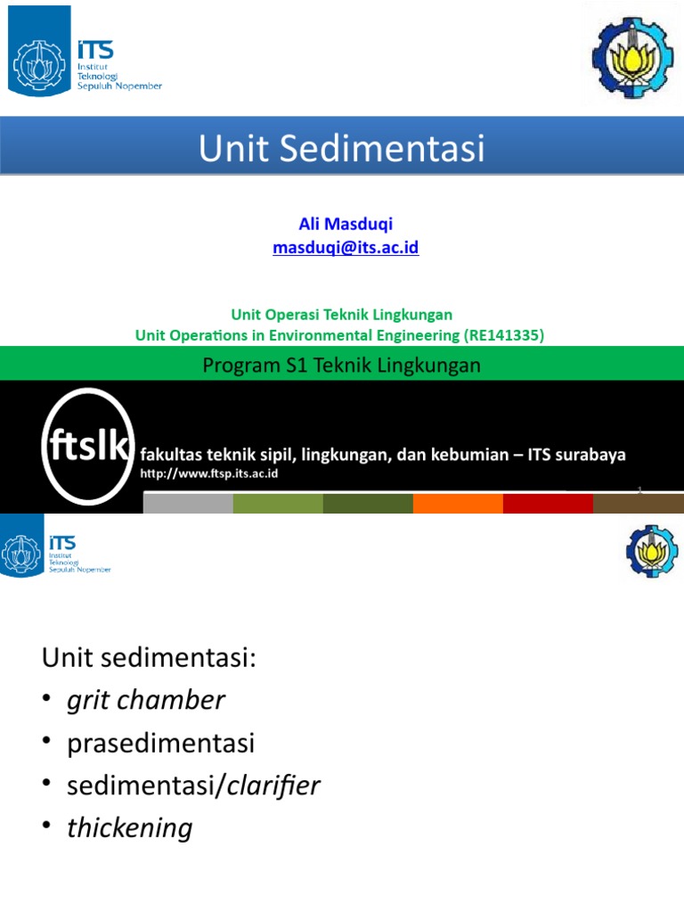 Unit Sedimentasi | PDF