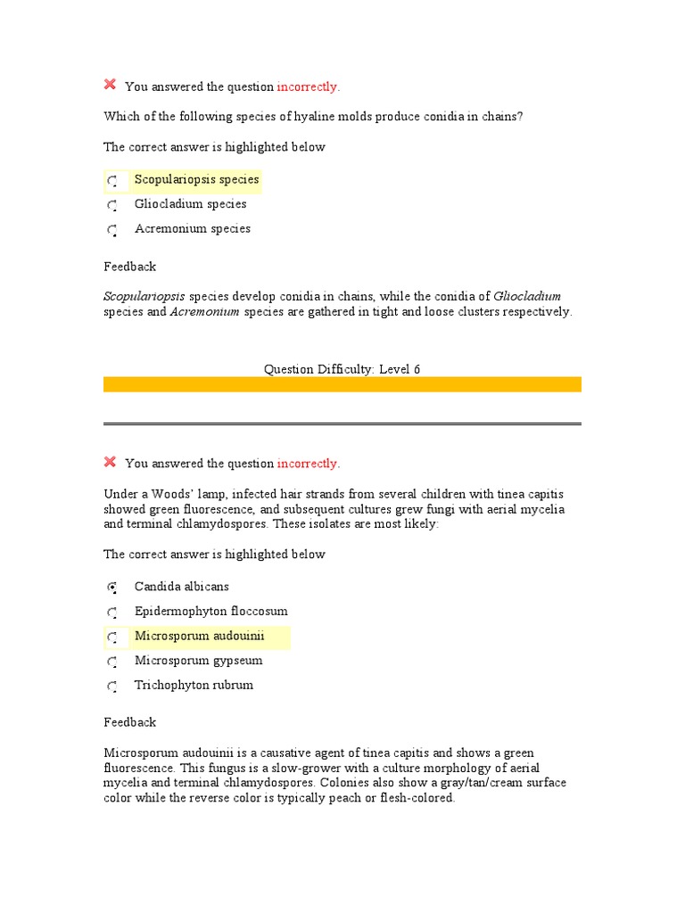 Mycology ASCP | PDF | Yeast | Fungus