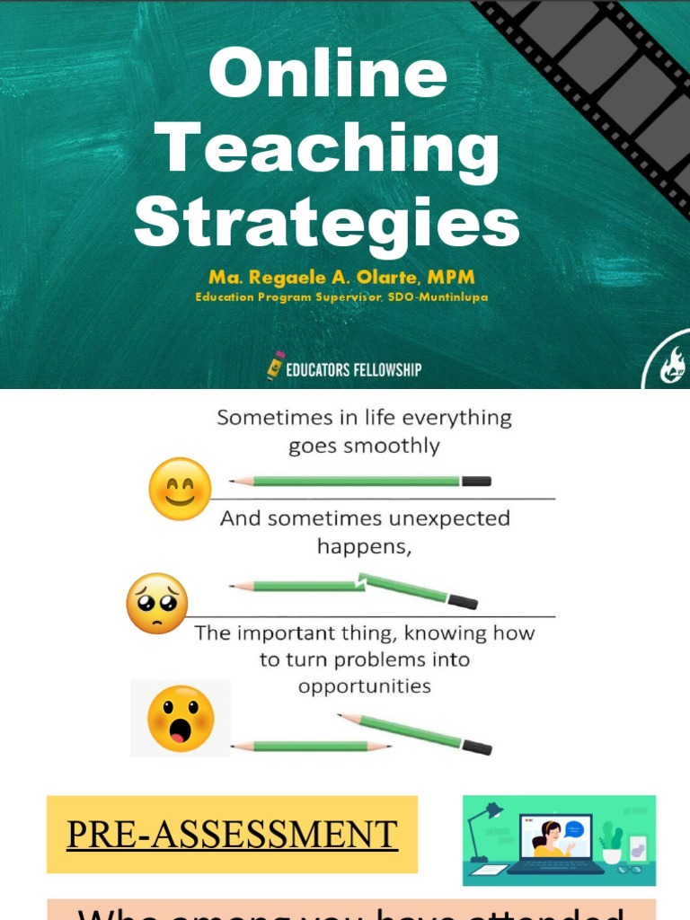 Online Teaching Strategies: Ma. Regaele A. Olarte, MPM | PDF ...