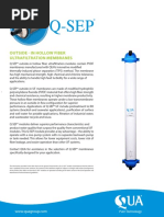 UF Manual by QUA | PDF | Membrane | Chemical Engineering