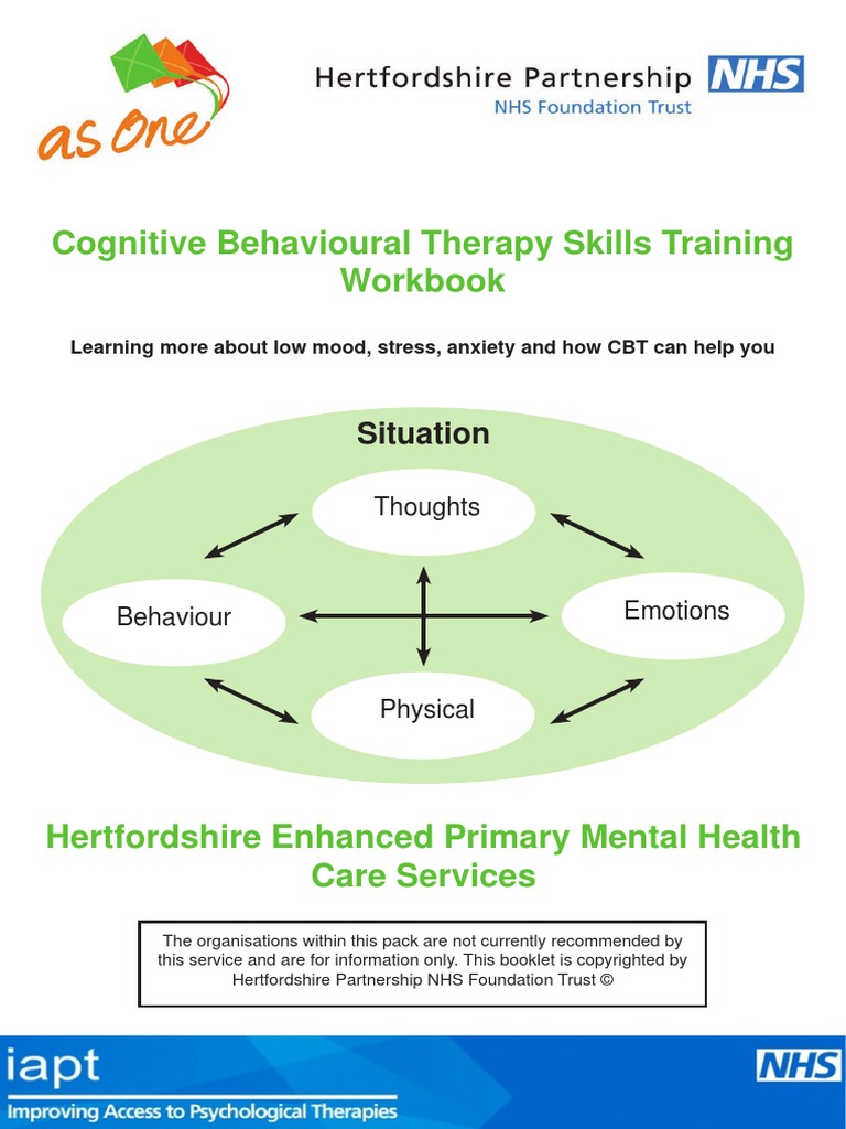 Cognitive Behavioural Therapy Skills Training Workbook: Situation | PDF ...