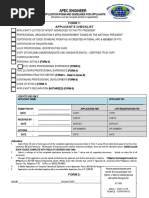 ACPE Application Forms - Template | PDF | Engineer
