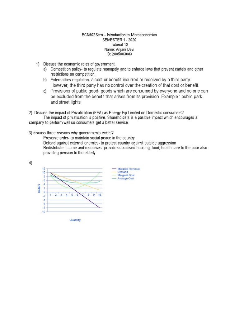 Economic Roles of Government Explained | PDF