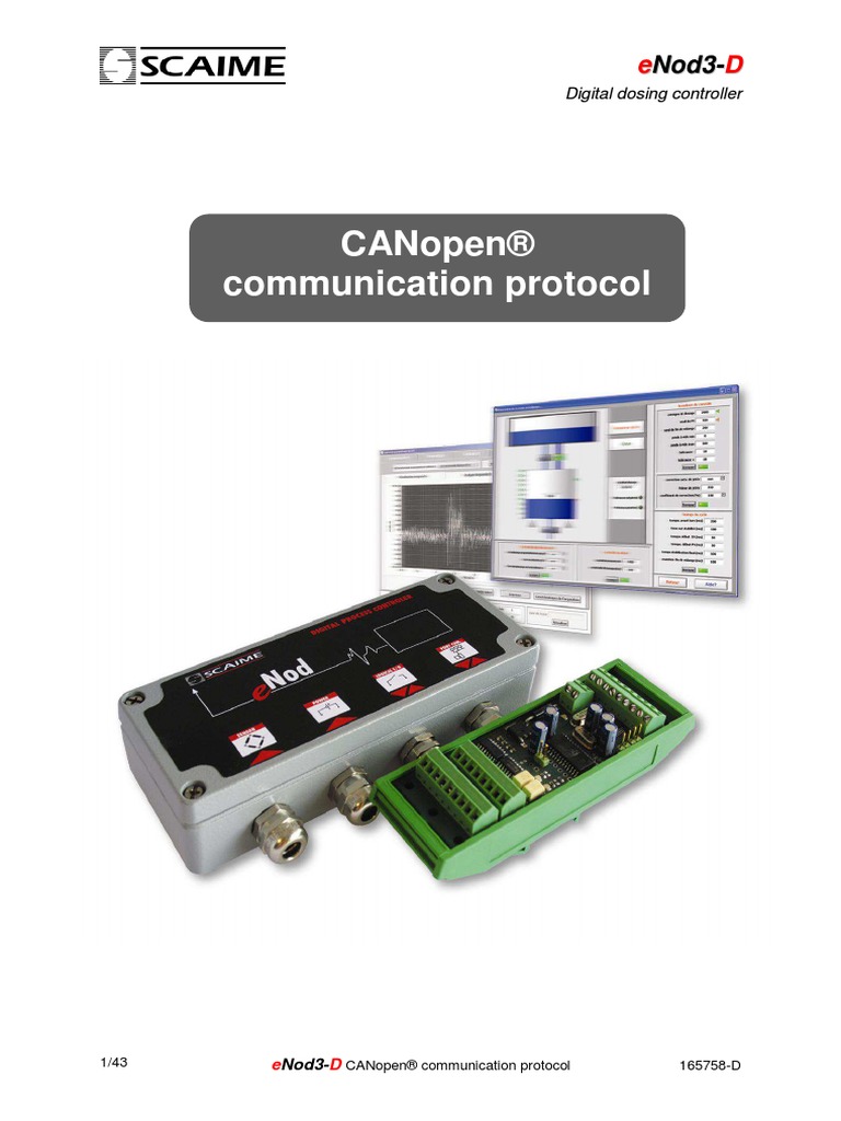 CANopen Scaime | PDF | Bit Rate | Communications Protocols
