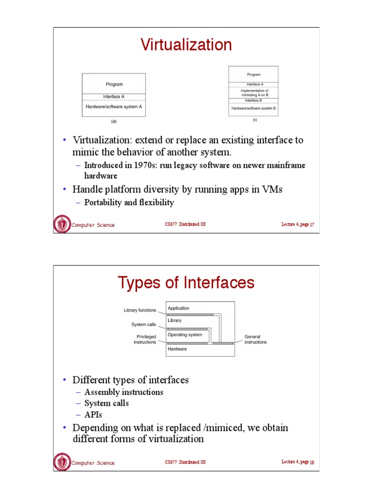 Lec05 PDF | PDF | Virtual Machine | Virtualization