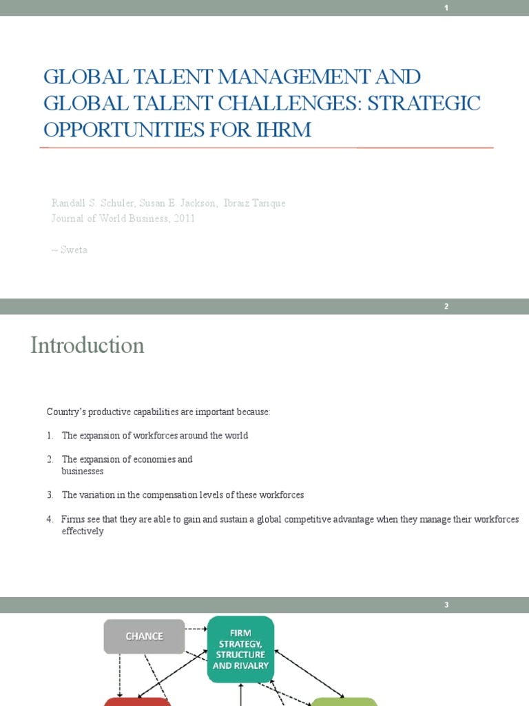 Global Talent Management Strategies | PDF | Talent Management ...