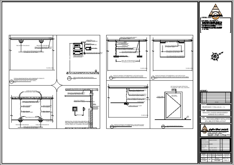 FAS-11 Fire Detection Device Layout | PDF | Building Materials ...