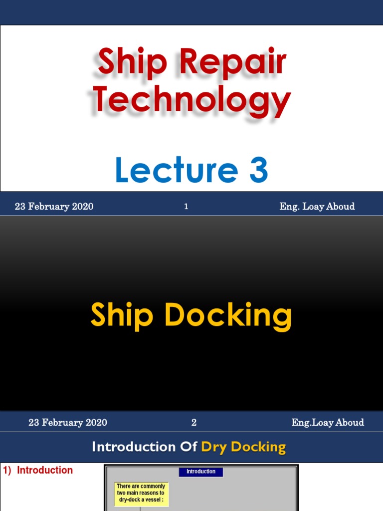 3 Ship Docking PDF | PDF | Ships | Buoyancy
