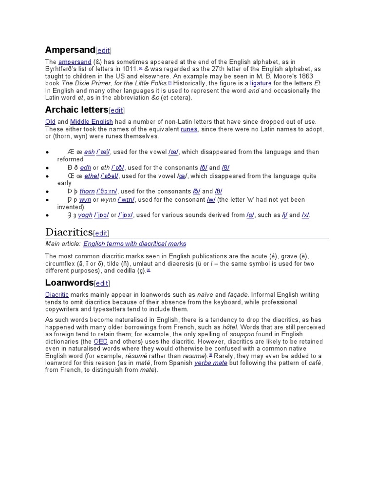 The Evolution of the English Alphabet: A History of Additional Letters ...