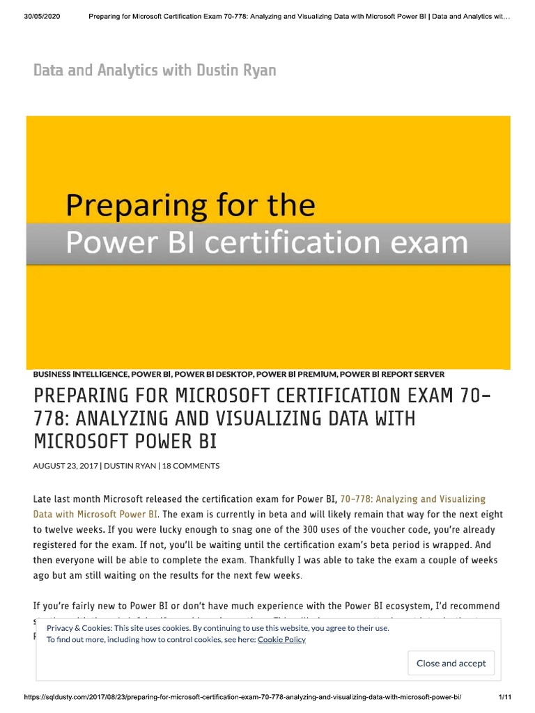 Power BI Training Resources | PDF