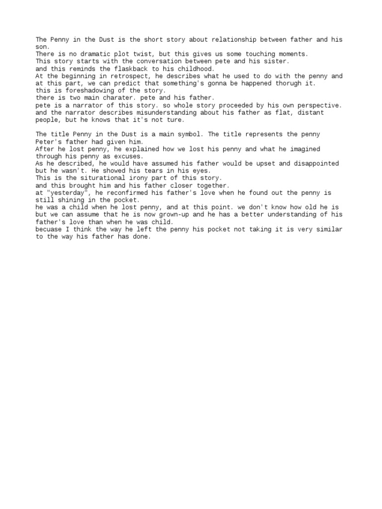 Penny in The Dust Script | PDF