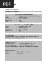 Biodata For Marriage - Muslim Format | PDF | Islamic Branches ...
