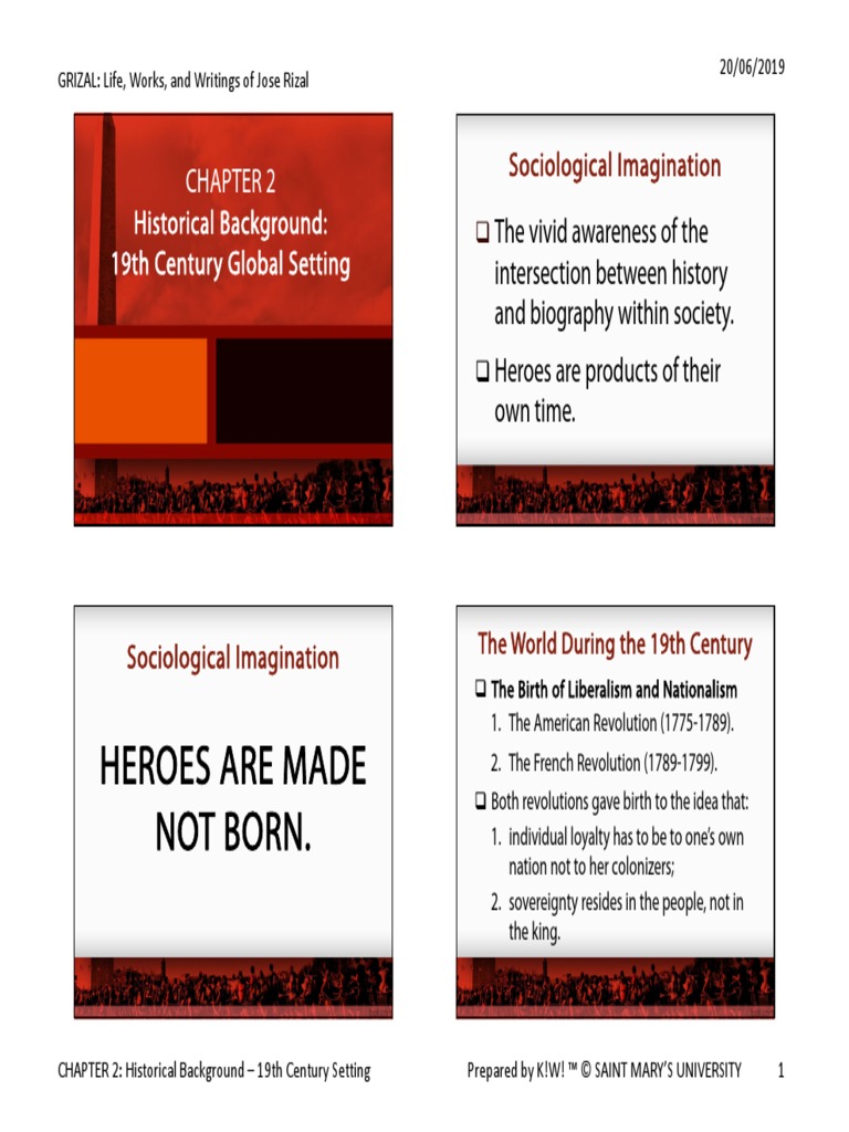 RIZAL - CHAP 02 - Historical Background of Jose Rizal - For PRINTING ...