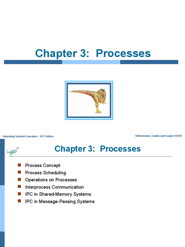 Chapter 3: Processes: Silberschatz, Galvin and Gagne ©2018 Operating System Concepts - 10 ...
