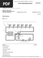 C15 Fuel System Operation | PDF | Fuel Injection | Pump