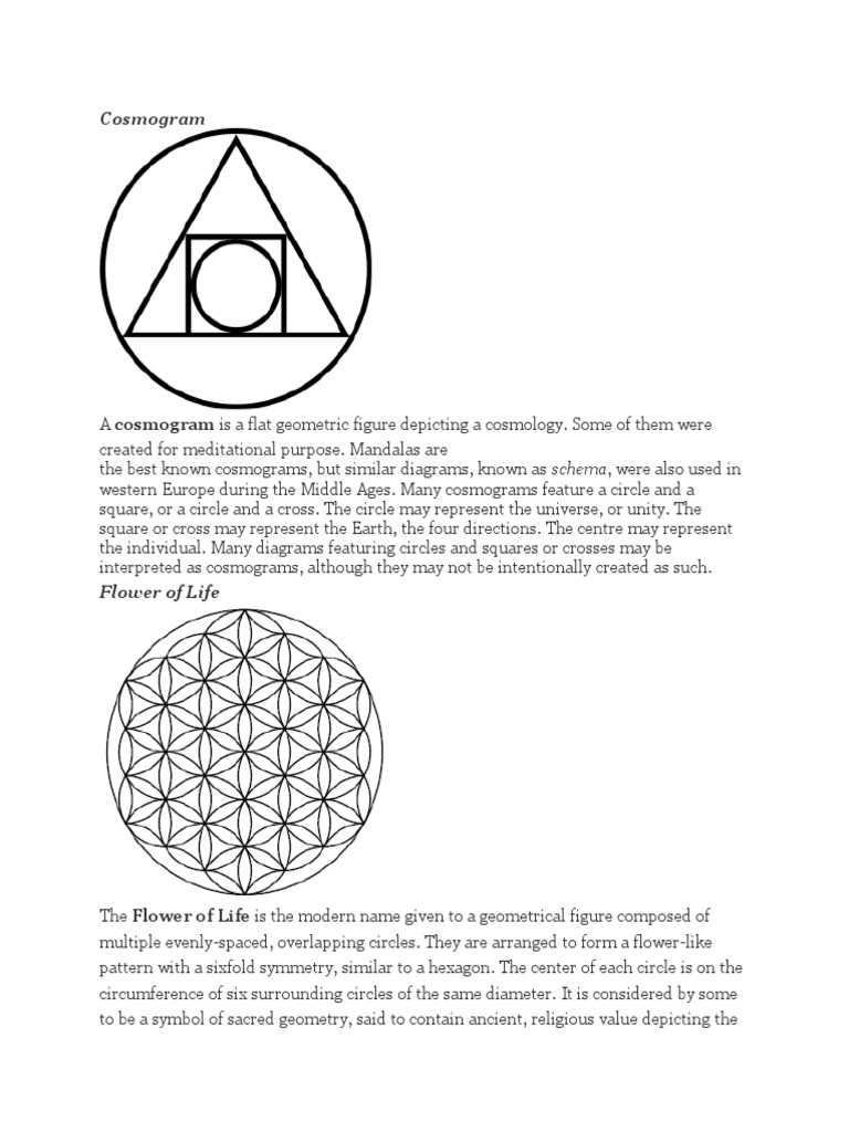 Cosmogram | PDF | Symbols