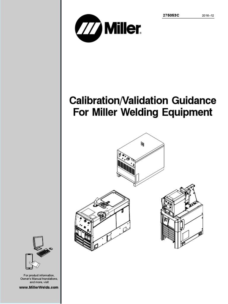 Miller Welding Equipment Calibration Guide | PDF