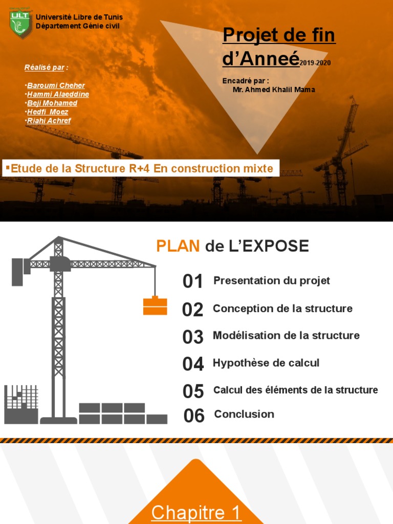 Pfa-2020-Ult-Ala Moez Beji Cheher Achref | PDF | Béton armé | Ingénierie des structures