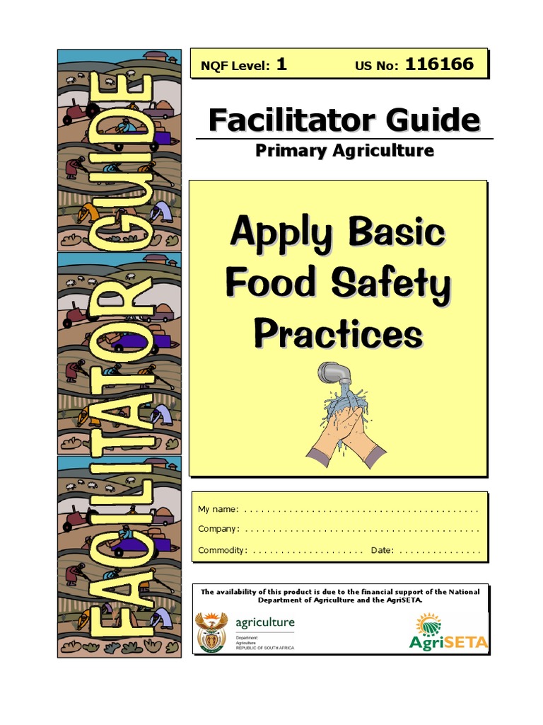 Training Facilitators' Guide | PDF | Food Safety | Learning