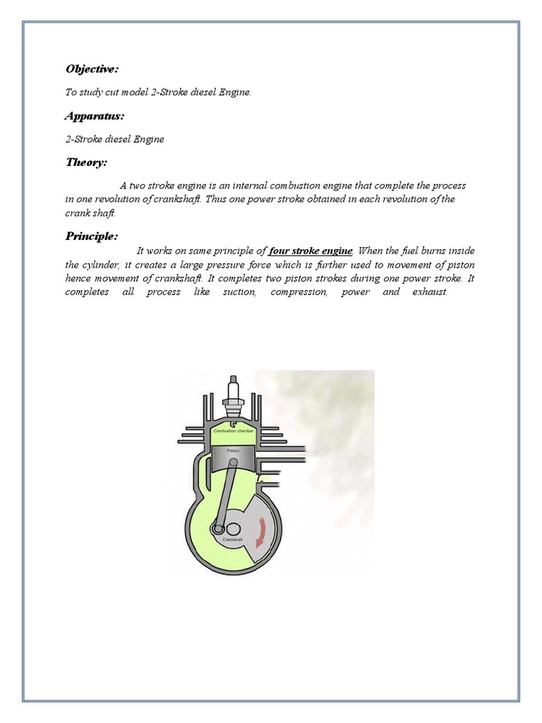 2 Stroke | PDF | Internal Combustion Engine | Diesel Engine